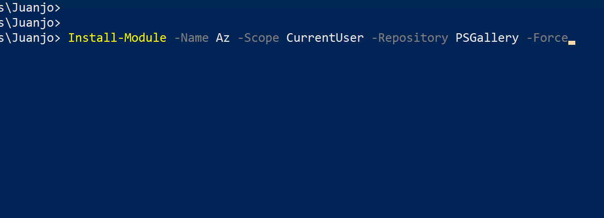Acceder a Portal Azure usando PowerShell – Microsoft Azure | Sql Server | M365 | PowerShell