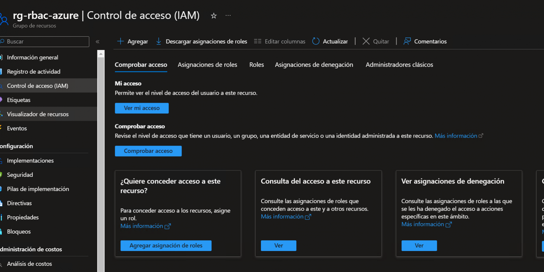 Concesión de acceso de usuario a los recursos de Azure mediante Azure Portal – Microsoft Azure ...