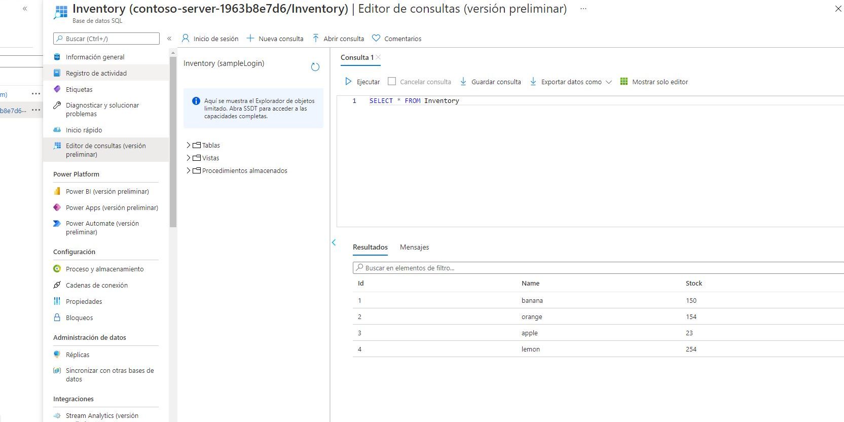 Consultas Base De Datos Sql En Azure Microsoft Azure Sql Server M365 Powershell