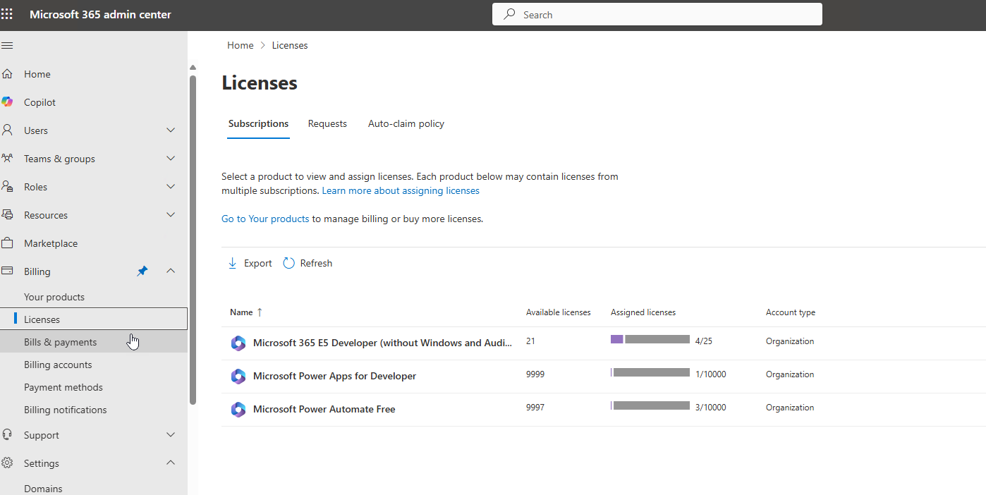 Asignación de licencias a usuarios por pertenencia a grupos mediante el Centro de administración ...