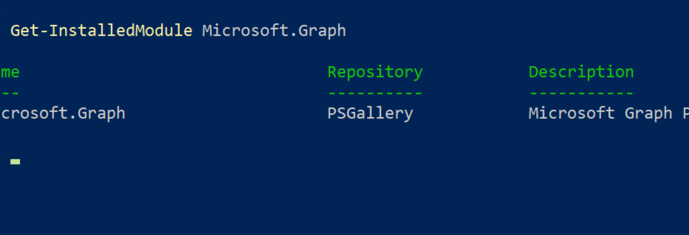 Conexión a Microsoft 365 con PowerShell de Microsoft Graph – Microsoft Azure | Sql Server | M365 ...